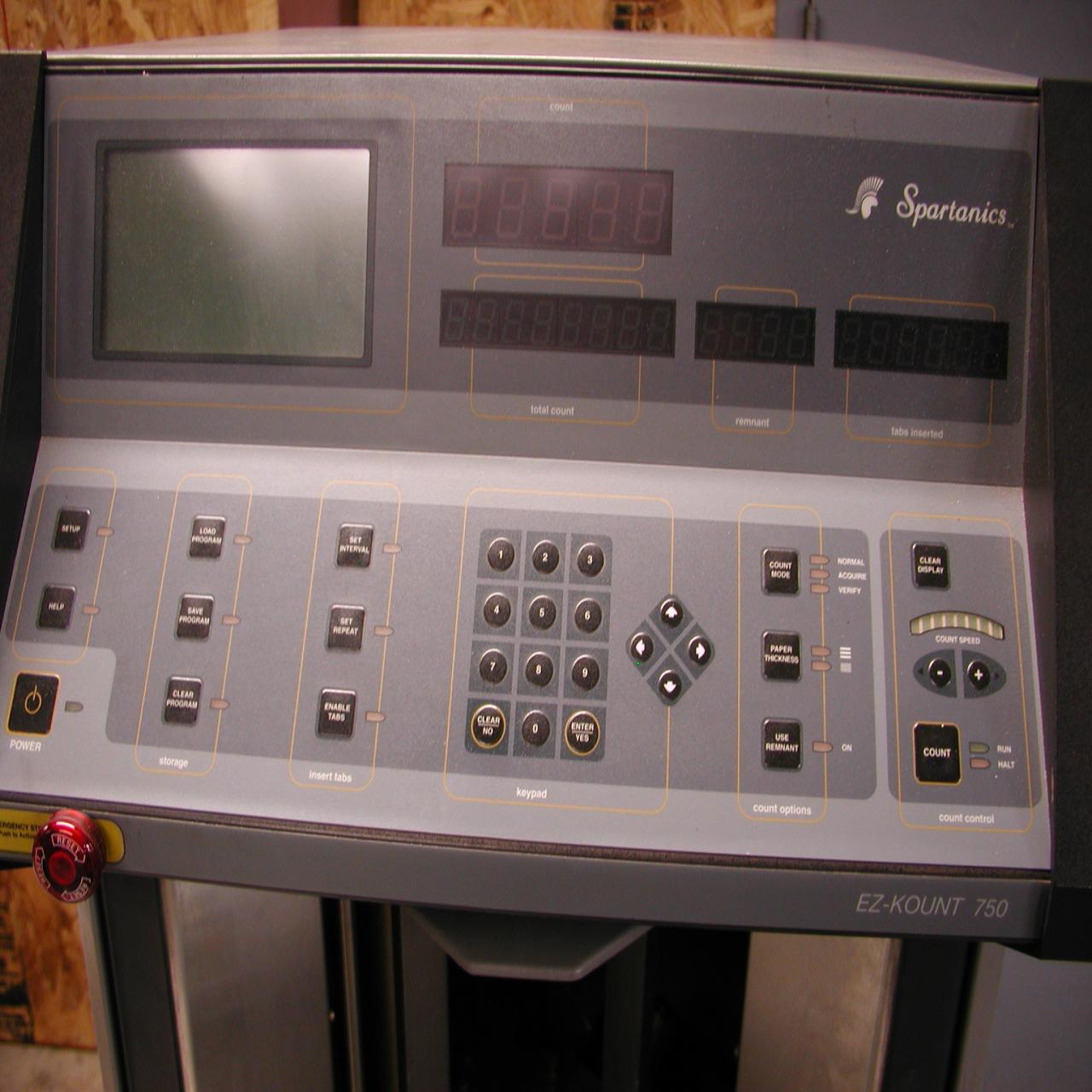 Lot #25: Spartanics EZ-Kount 750 Sheet Counter - WireBids